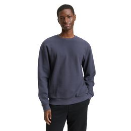 Tom Tailor Denim Herren Tom Tailor Denim Sweatshirt, mit Rippb&uuml;ndchen M