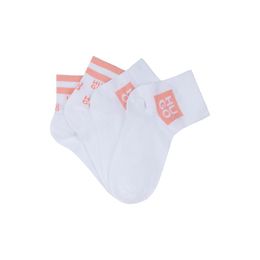 HUGO UNDERWEAR Freizeitsocken &raquo;2P SH STACKED CC W&laquo; Packung, 2er Pack, im 2er Set White 100 35-38 35-38 2er Socken Set von HUGO Underwear
