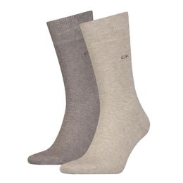 Calvin Klein Socken »CK MEN SOCK 2P« 2 Paar, mit kleinem CK Logo brown 43-46 43-46 Socken von Calvin Klein