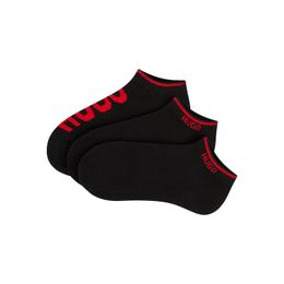 Hugo Underwear Herren HUGO Underwear Sneakersocken &raquo;3P AS LOGO CC&laquo; 3 Paar tlg. mit Logodetails schwarz 43-46