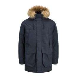 Jack & Jones JACK & JONES Parka »JJCAMP FAUX FUR PARKA BF« mit Kapuze Dark Navy Detail:TIPPING S S Modischer Parka von Jack & Jones