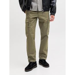 Jack & Jones JACK & JONES Cargohose &raquo;JPSTKANE FRANK CARGO NOOS&laquo; Olive Night 30 - L&auml;nge 32 L&auml;nge 32 30 Praktische Cargohose von Jack & Jones