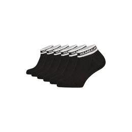 alife and kickin ALIFE & KICKIN Socken &raquo;Herren 6 PACK - JohnnyAK&laquo; Spar-Set, kurze sportliche Socken mit Steifen, aus Baumwolle mit weichem Bund black 39-42 39-42...