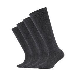 Camano Kniestr&uuml;mpfe &raquo;ca-soft&laquo; 4 Stk. tlg. mit hohem Baumwollanteil dunkelgrau-melange 23-26 23-26 Kniestr&uuml;mpfe von Camano