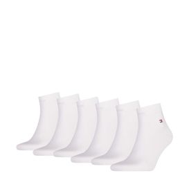 Tommy Hilfiger Kurzsocken »TH MEN QUARTER 6P ECOM« 6 Paar, 6 Stk. tlg. mit Logostickerei white 47-49 47-49 Herrensocken von Tommy Hilfiger