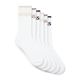 BOSS Businesssocken &raquo;6P QS Stripe CC&laquo; Packung, 6er, 6 Stk. tlg. mit Schriftzug Open Miscellaneous 963 43-46 43-46 6er Pack Businesssocken von BOSS...
