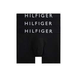 Tommy Hilfiger Underwear Herren Boxershorts &raquo;3P BOXER BRIEF mit Kontrast-Logo-Taillenbund&laquo; 3 Stk. langes Bein, k&ouml;rpernahe Form schwarz XL (54), 3 Stk.