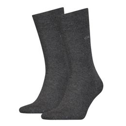 Calvin Klein Socken »CK MEN SOCK 2P« 2 Paar, mit kleinem CK Logo dark grey melange 43-46 43-46 Socken von Calvin Klein