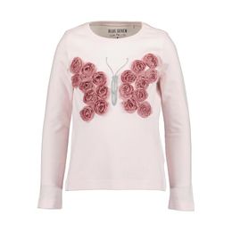 Blue Seven Langarmshirt &raquo;Langarmshirt&laquo; 1 Stk. 406 - ROSA 116 116 M&auml;dchen Langarmshirt mit Glitzerdetails