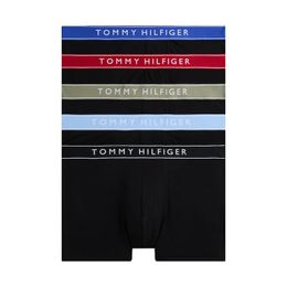 Tommy Hilfiger Underwear Trunk 5 Stk. kurzes Bein, elastischer Bund mit Logo Md Rd/Ves Blu/Nb Blu/Blk/Ut Sge XXL (56) - 5 Stk. 5 Stk. XXL (56) 5er...