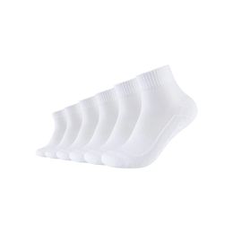 Camano Kurzsocken »ca-soft« 6 Stk. tlg. mit verstärktem Zehenbereich white 43-46 43-46 Socken von Camano