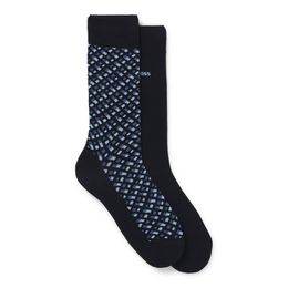 BOSS Socken &raquo;2P RS Monogram CC&laquo; Packung, 2 Paar tlg. mit Logo Medium Blue 425 43-46 43-46 2er-Set Socken von BOSS