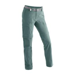 Maier Sports Funktionshose &raquo;Inara slim zip&laquo; Damen Wanderhose, zipp-off Outdoor-Hose, 4 Taschen, Slim Fit mittelblau 44 - Normalgr&ouml;&szlig;en Normalgr&ouml;&szlig;en...