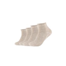 Camano Kurzsocken »ca-soft« 4 Stk. tlg. mit weichen Komfortbündchen nature melange 43-46 43-46 Unisexsocke von Camano