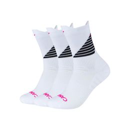 Camano Herren Socken &raquo;function&laquo; 3 Stk. tlg. mit extra Fu&szlig;gew&ouml;lbeschutz pink 39-42