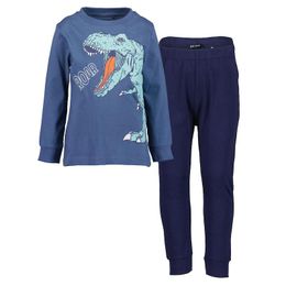 Blue Seven Pyjamaoberteil »Pyjama«, 2 Stk. 541 - JEANSBLAU 110 110 Cooler Jungen Pyjama aus Single Jersey