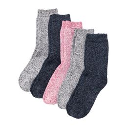 bonprix Kuschelsocken »Thermo Frottee Socken mit Bio-Baumwolle (5er Pack)« Packung, 5, 5 Paar tlg. Thermo Frottee Socken mit Bio-Baumwolle (5er...