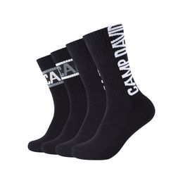 CAMP DAVID Socken »cushioned« 4 Stk. tlg. mit auffälligem Markenlogo-Design black 43-46 43-46 Herrensocken von CAMP DAVID