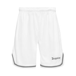 DROPSIZE Shorts »Herren Logo Mesh Shorts« white S - US-Größen US-Größen S Leichte Mesh-Shorts für Sport und Freizeit