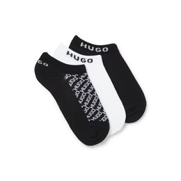 HUGO UNDERWEAR Sneakersocken »3P AS SLANTMONO CC W« 3 Paar tlg. mit Logo Details Black 001 35-38 35-38 3er Pack Sneakersocken von Hugo