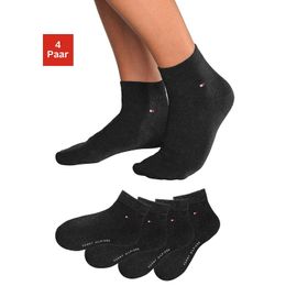 Tommy Hilfiger Kurzsocken 4 Paar tlg. mit druckfreien N&auml;hten schwarz 43-46 43-46 Herrensocken von Tommy Hilfiger