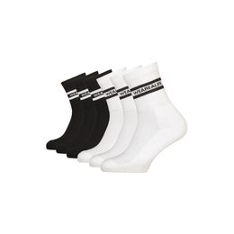 alife and kickin ALIFE & KICKIN Tennissocken &raquo;Herren 6 PACK - DennisAK&laquo; Spar-Set, lange Sportsocken mit Streifen, aus Baumwolle mit weichem Bund mix black/brilliant...