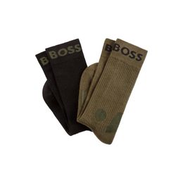 BOSS Freizeitsocken &raquo;2P RS Sport&laquo; Packung, 2er Pack, 2 Paar tlg. mit gro&szlig;em Logo-Schriftzug am Bund open green 362 39-42 39-42 2er Pack...
