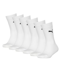 Puma Herren Puma Socken &raquo;Puma KIDS EASY RIDER 6P ECOM&laquo; 6 Paar, Sportsocken, Rippenb&uuml;ndchen, Logo wei&szlig; 27-30