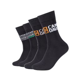CAMP DAVID Socken &raquo;casual&laquo; 4 Paar tlg. mit Markenlogo black black 43-46 43-46 Herrensocke von CAMP DAVID