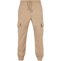 Urban Classics Cargohose »Herren Military Jogg Pants« unionbeige XL - US-Größen US-Größen XL BEQUEMER SCHNITT: Bewegungsfreiheit für jeden Tag