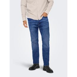 Only & Sons ONLY & SONS Regular-fit-Jeans »ONSWEFT REG. JAX BOX PIM DNM« Medium Blue Denim 31 - Länge 30 Länge 30 31 Coole Jeans von Only & Sons