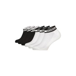 alife and kickin ALIFE & KICKIN Socken &raquo;Herren 6 PACK - JohnnyAK&laquo; Spar-Set, kurze sportliche Socken mit Steifen, aus Baumwolle mit weichem Bund mix black/brilliant...
