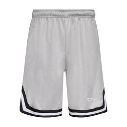 DROPSIZE Shorts »Herren Logo Mesh Shorts« light grey L - US-Größen US-Größen L Leichte Mesh-Shorts für Sport und Freizeit