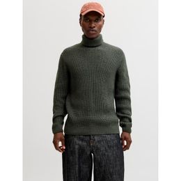 Jack & Jones JACK & JONES Rollkragenpullover &raquo;JORBLEECKER KNIT ROLL NECK BF&laquo; Forest River Detail:Black XL XL Pullover von Jack & Jones