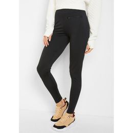 bonprix Thermoleggings Thermo-Leggings mit Tasche, kn&ouml;chelfrei schwarz 56/58 (XXXL) - N-Gr N-Gr 56/58 (XXXL) Thermoleggings f&uuml;r angenehme W&auml;rme an...