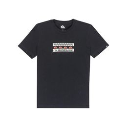Quiksilver T-Shirt &raquo;Ev Comp Check&laquo; schwarz 12(148-156cm) 12(148-156cm) Stoff: Baumwoll-Jersey, [160 g/m2]