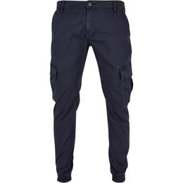 Urban Classics Cargohose »Herren Washed Cargo Twill Jogging Pants« midnightnavy 32 - Normalgrößen Normalgrößen 32 BEQUEMER SCHNITT:...