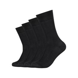 Camano Herren Socken &raquo;ca-soft&laquo; 4 Stk. tlg. mit hoher Verarbeitungsqualit&auml;t schwarz 39-42