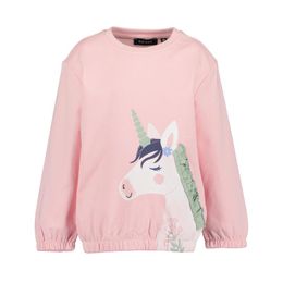 Blue Seven Sweatshirt &raquo;M&auml;dchen Sweatshirt&laquo;, 1 Stk. 403 - ROSA 128 128 Niedliche Sweatshirts mit Einhorn Druck