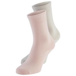 BOSS Damen BOSS Freizeitsocken 3 Stk. tlg. mit Logoschriftzug rosa 35-38