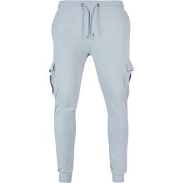 Urban Classics Cargohose »Herren Fitted Cargo Sweatpants« summerblue XL - US-Größen US-Größen XL BEQUEMER SCHNITT: Bewegungsfreiheit für jeden Tag