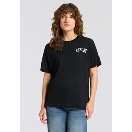 Replay T-Shirt black XL XL Kurzarm: perfekt f&uuml;r die w&auml;rmeren Tage oder als Layering-Basis