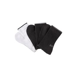 BOSS Businesssocken »3PQS Rib Logo Bam« Packung, 3 Stk. tlg. mit Kontraststreifen schwarz/weiß 39-42 39-42 3er Pack Businesssocken von BOSS