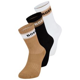 BOSS Freizeitsocken &raquo;3P QS Rib Stripe CC&laquo; 3 Paar tlg. Neuheit Open Miscellaneous 960 39-42 39-42 3-er Pack Socken von BOSS