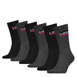 Levi's LEVI'S Socken Packung, 6 Paar tlg. mit breitem Logobund mid grey/black 39-42 39-42 Herrensocken von Levi's