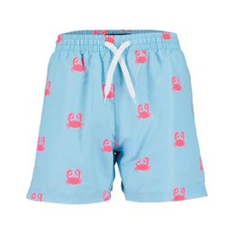 Blue Seven Badehose »Badeshorts«, 1 Stk. Allover Druck 620 - AQUA 152 152 Badeshorts mit Krabben Alloverdruck für Teenager Jungen
