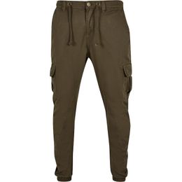 Urban Classics Cargohose &raquo;Herren Cargo Jogging Pants&laquo; olive XL - US-Gr&ouml;&szlig;en US-Gr&ouml;&szlig;en XL BEQUEMER SCHNITT: Bewegungsfreiheit f&uuml;r jeden Tag