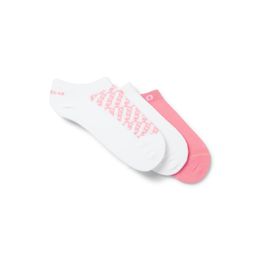 HUGO UNDERWEAR Sneakersocken »3P AS SLANTMONO CC W« 3 Paar tlg. mit Logo Details Light/Pastel Red 630 39-42 39-42 3er Pack Sneakersocken von Hugo