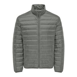Only & Sons Only & Sons Herren ONLY & SONS Steppjacke &raquo;ONSNOA LIGHT JACKET OTW CS OTL&laquo; mit Kapuze grau M