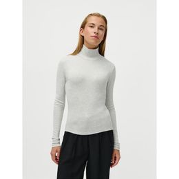 Leger Damen LeGer Rollkragenshirt &raquo;Thamara, LeGer by Lena Gercke&laquo; slim fit, basic grau 36